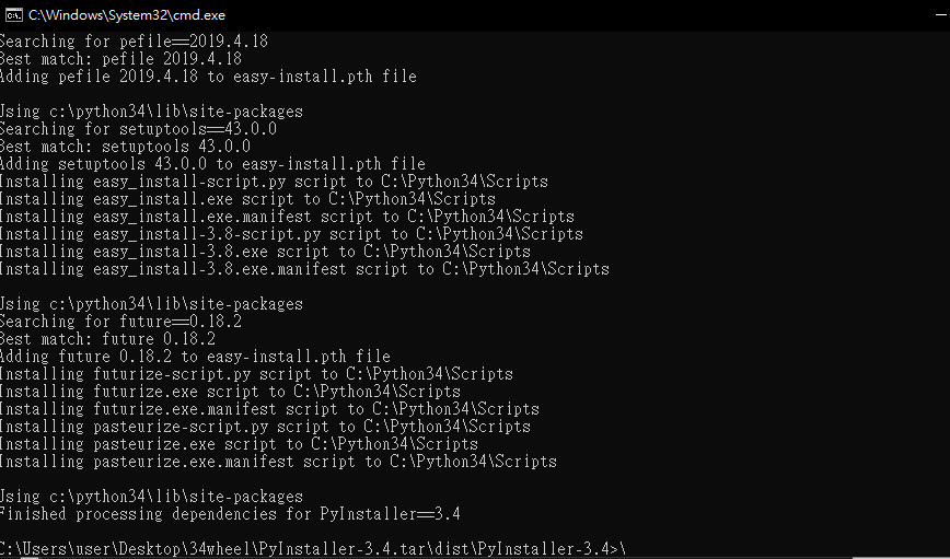 離線Offline Python & PyInstaller For Windows XP